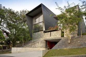 Private Library House by Unit One Design | Design Chronicle